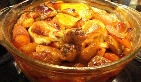 Печена Патица с Бира и Ябълки - Моята Рецепта