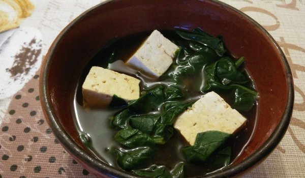 Постна мисо супа със спанак - Моята Рецепта