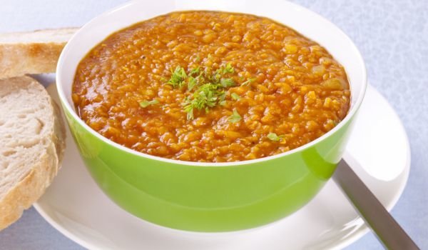 Супа от червена леща с булгур - Моята Рецепта